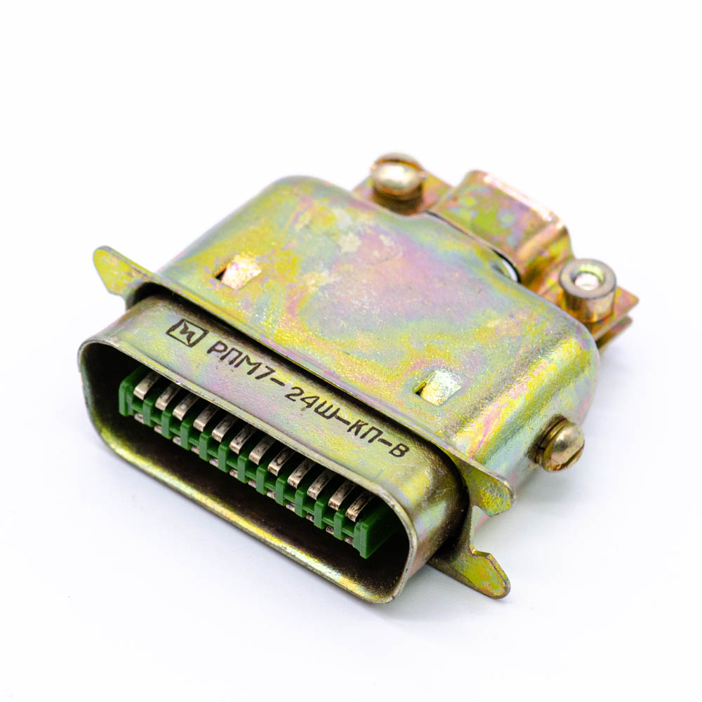 РПМ7-24Ш-КП-В Вилка врубная пластмасса ОЮ0.364.043ТУ (арт. OP-1214 ...