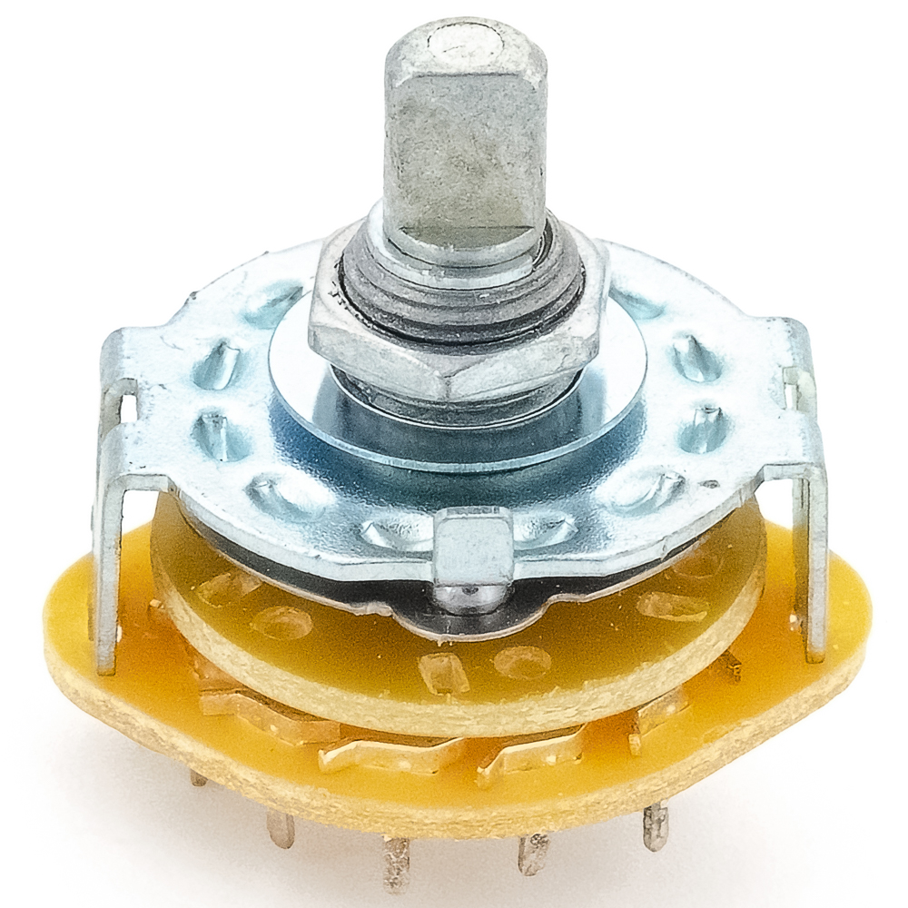 SR25P-1-1-12-15F 12 положений 1 направление 0,3A(Ампер) 125V(Вольт) вал ...