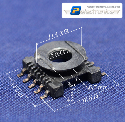 ER14,5 10PIN SMD Каркас купить в интернет-магазине «Ай-Пи Электрон» с доставкой по России, цены ...