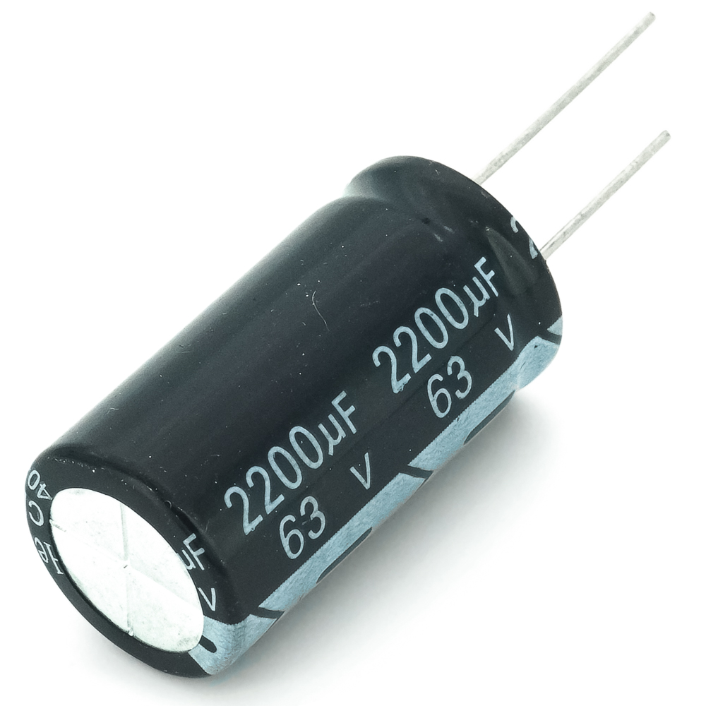 ECAP (К50-35) 2200mkF(мкФ) 63V(В) ±20% 105°C 18х35 (CD110) Конденсатор ...