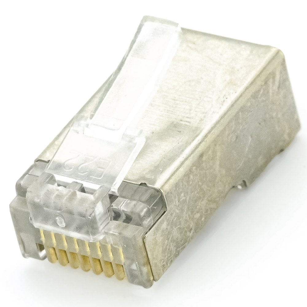RJ45(TP-8P8C)STP Вилка под витую пару (арт. TN-2666) купить в интернет ...