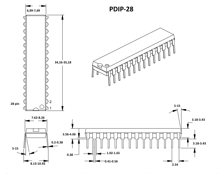 PIC14000-04I/SP PDIP-28 Микросхема купить в интернет-магазине «Ай-Пи Электрон» с доставкой по ...